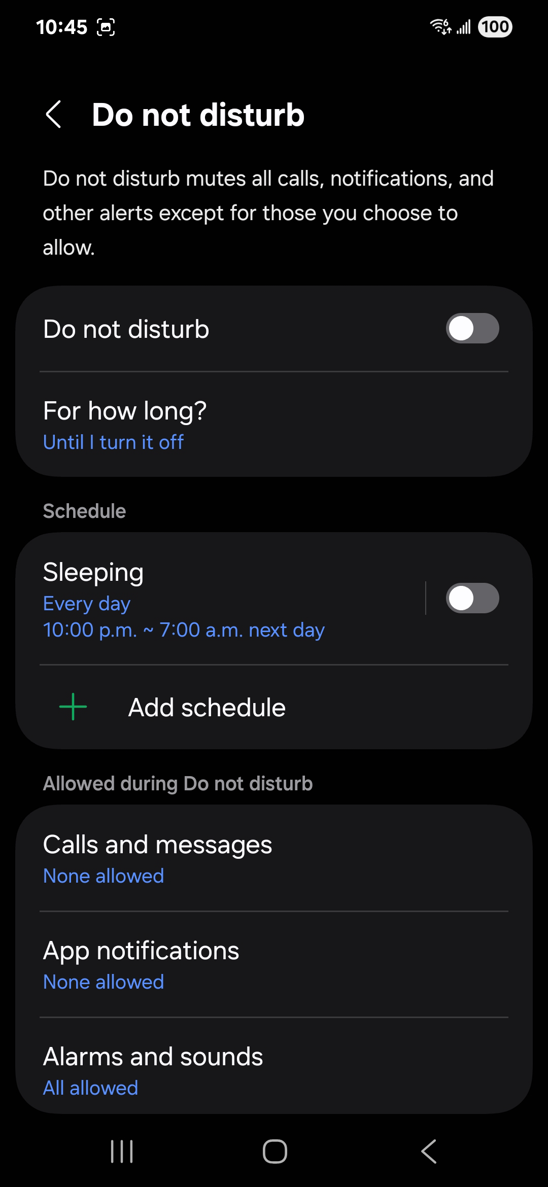 Overriding "Do Not Disturb" settings in the xMatters Android mobile app – xMatters